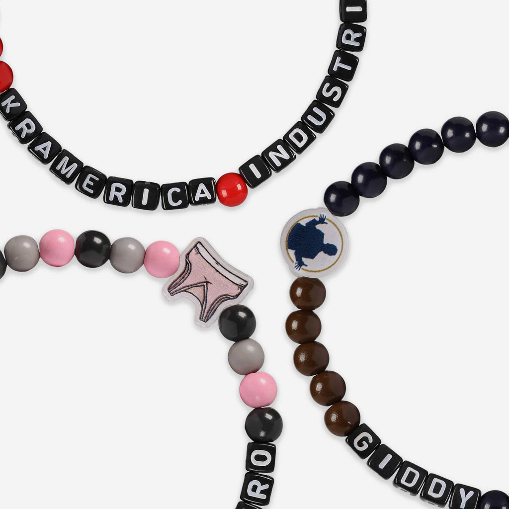 Cosmo Kramer & The Bro Seinfeld 3 Pack Beaded Friendship Bracelet FOCO