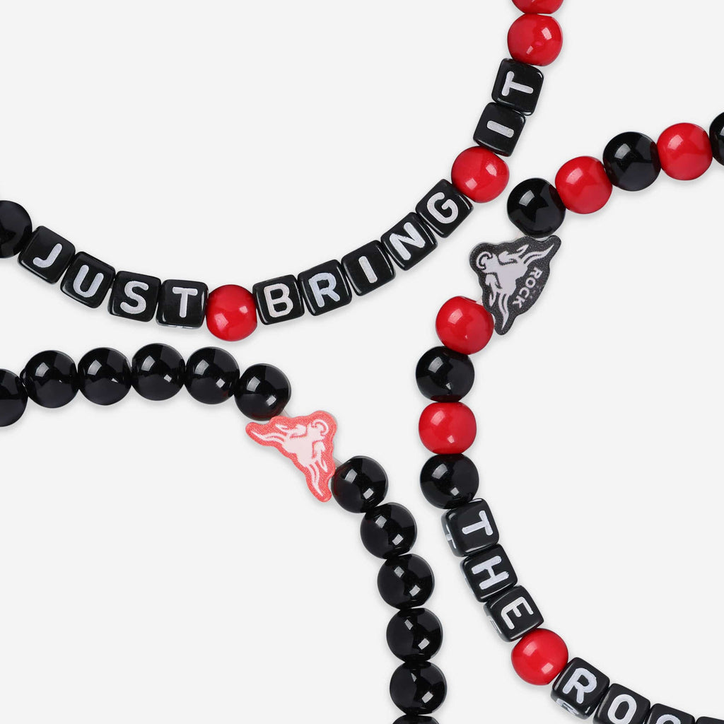 The Rock WWE 3 Pack Friendship Bracelet FOCO