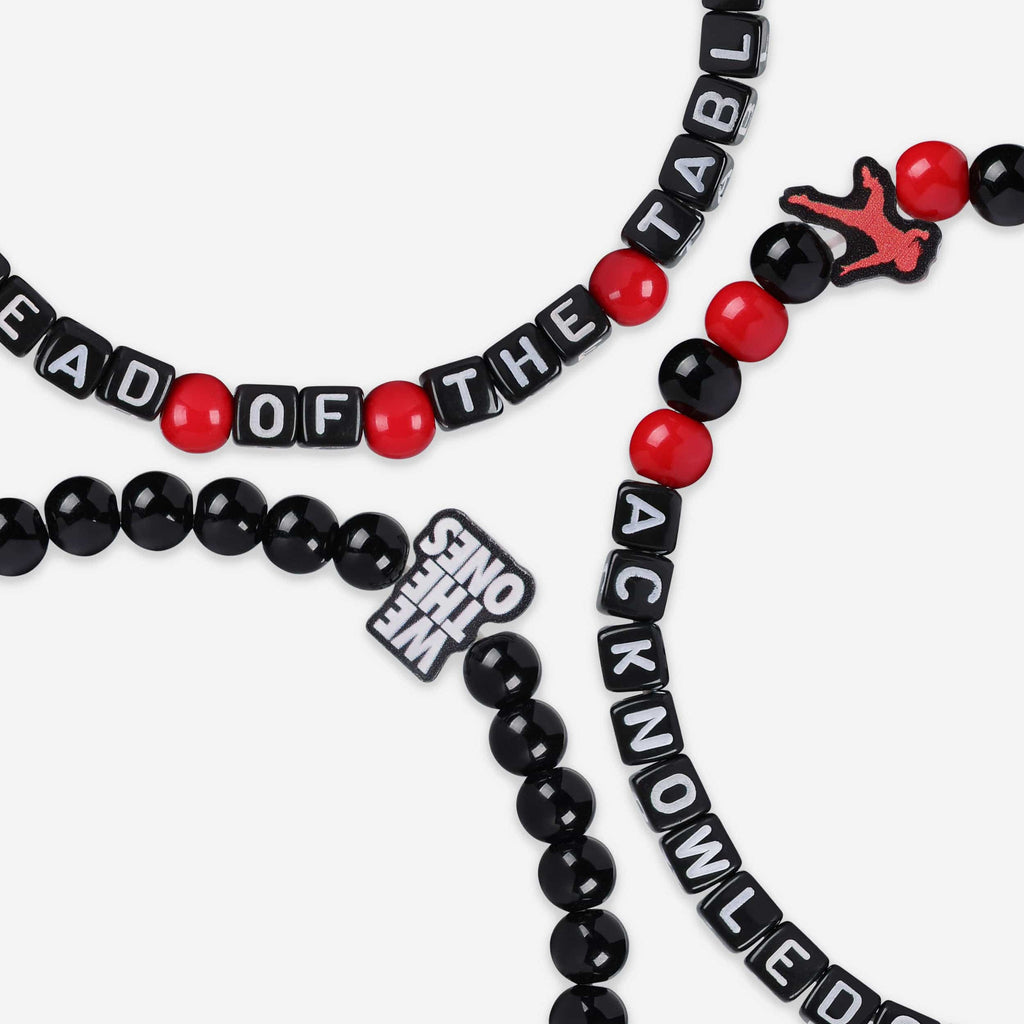 Roman Reigns WWE 3 Pack Friendship Bracelet FOCO