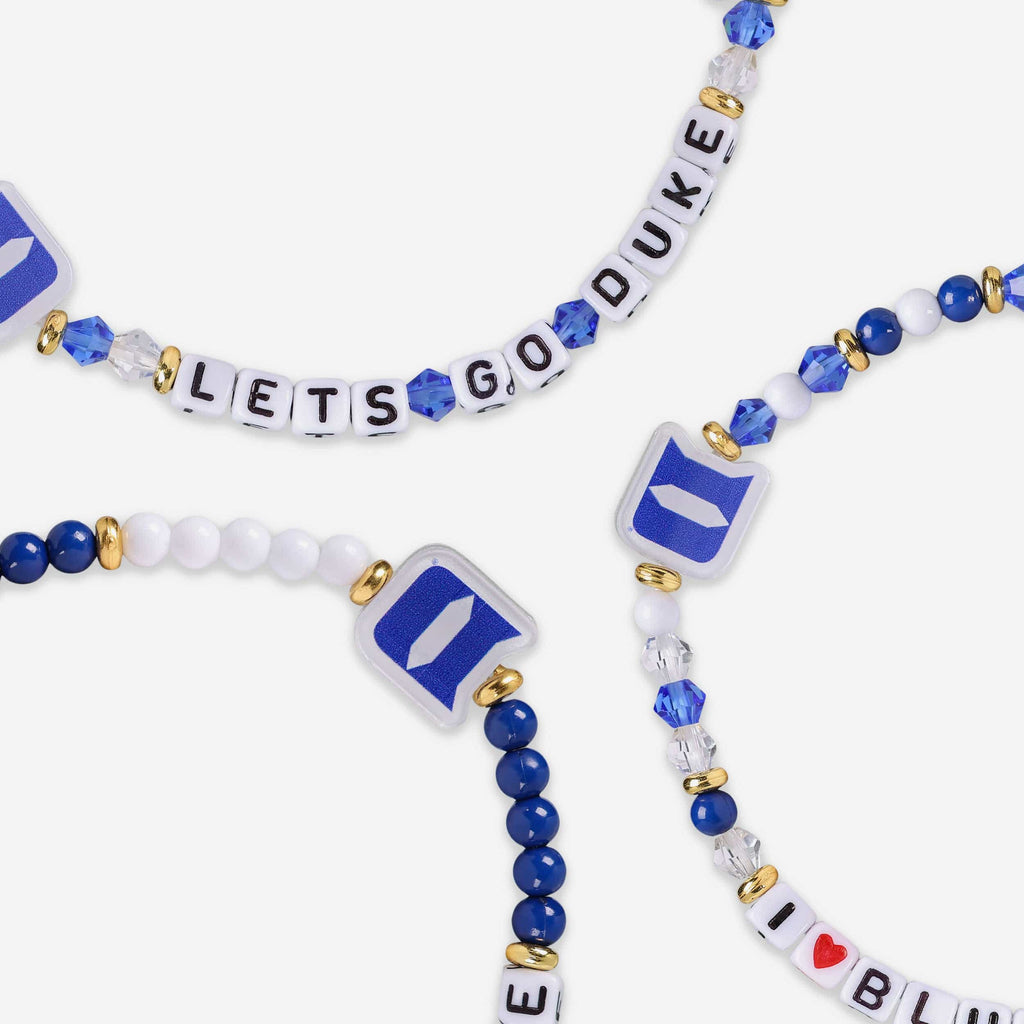 Duke Blue Devils 3 Pack Friendship Bracelet FOCO