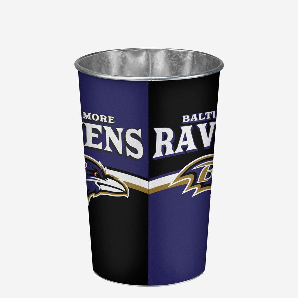Baltimore Ravens Team Stripe Trash Can FOCO