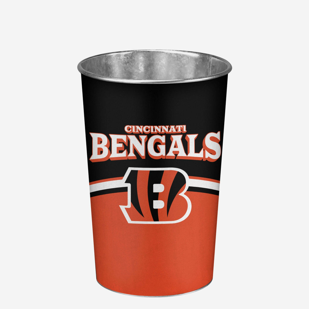 Cincinnati Bengals Team Stripe Trash Can FOCO