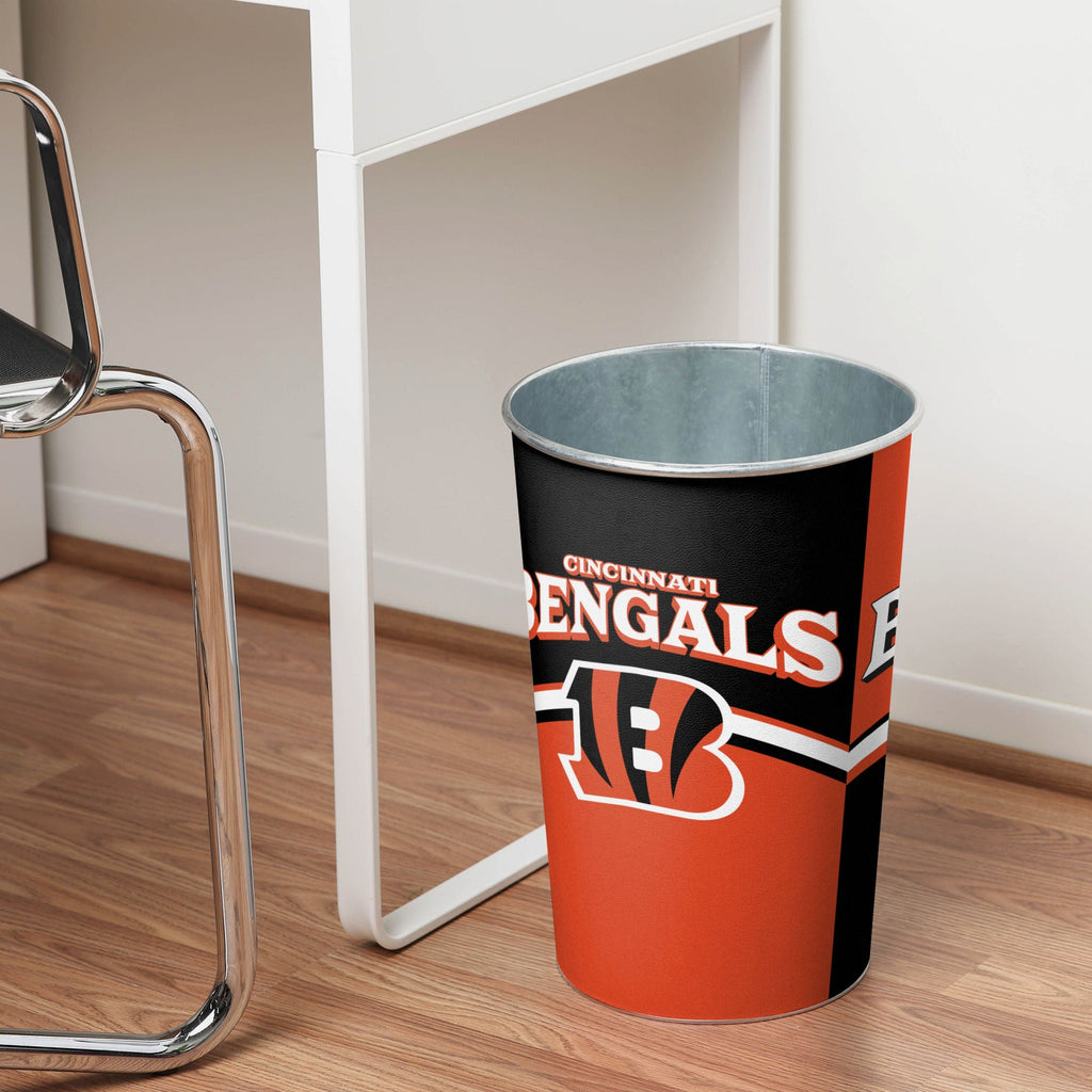Cincinnati Bengals Team Stripe Trash Can FOCO