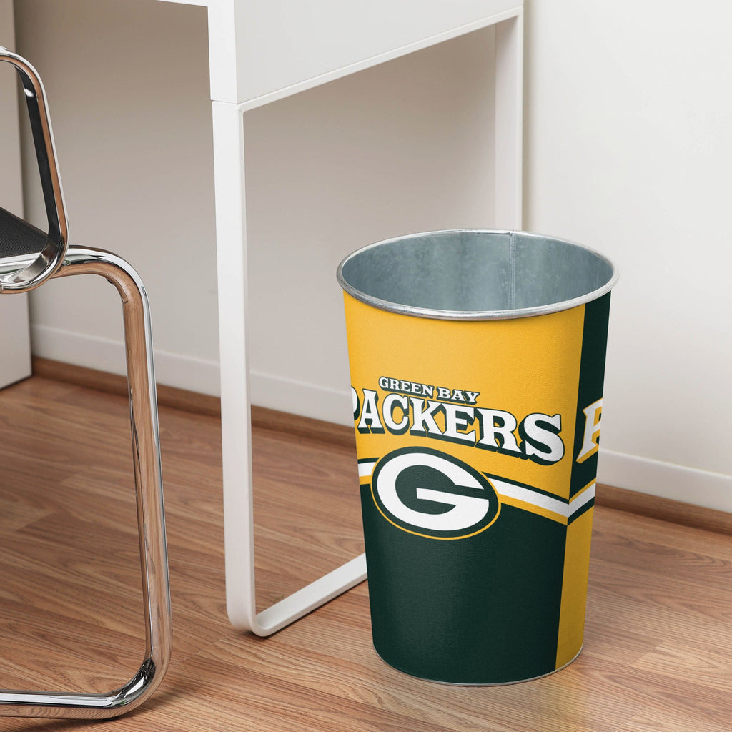 Green Bay Packers Team Stripe Trash Can FOCO