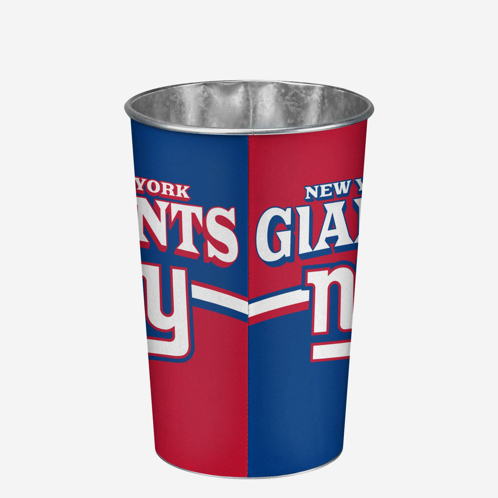 New York Giants Team Stripe Trash Can FOCO