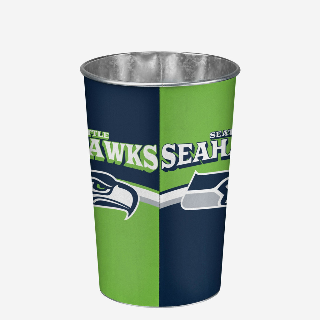 Seattle Seahawks Team Stripe Trash Can FOCO