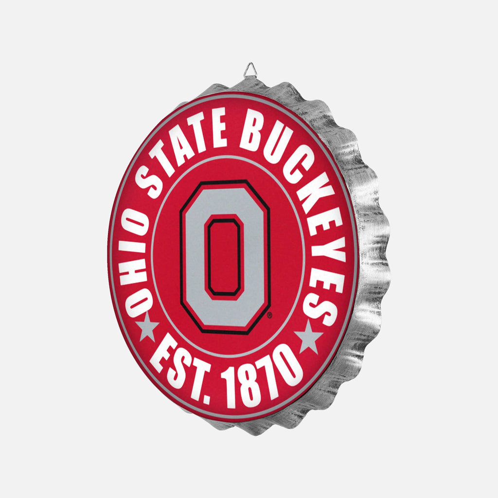 Ohio State Buckeyes Bottle Cap Wall Sign FOCO
