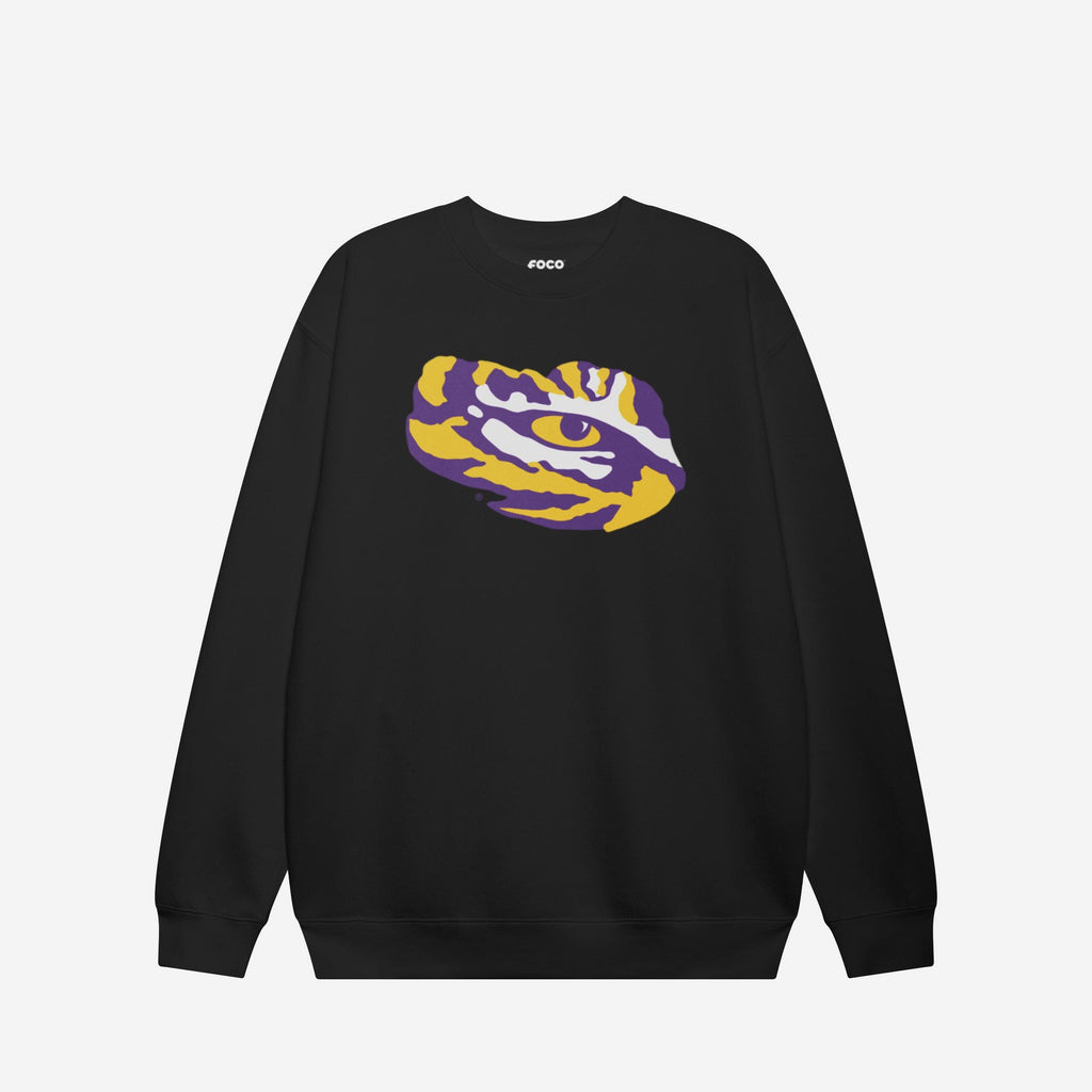LSU Tigers Primary Logo Crew Neck Sweatshirt FOCO