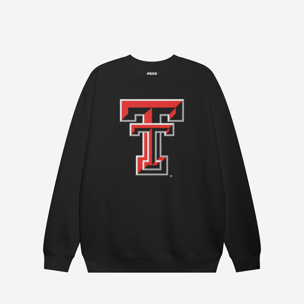 Texas Tech Red Raiders Primary Logo Crew Neck Sweatshirt FOCO