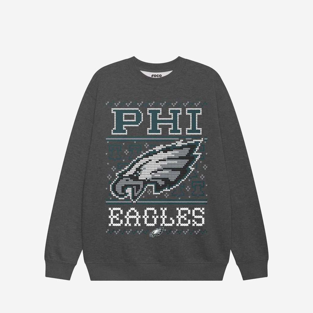 Philadelphia Eagles Holiday Crew Neck Sweatshirt FOCO