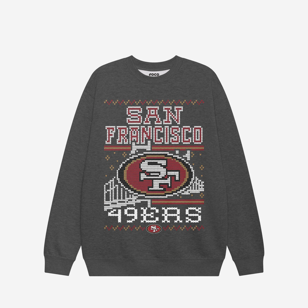 San Francisco 49ers Holiday Crew Neck Sweatshirt FOCO