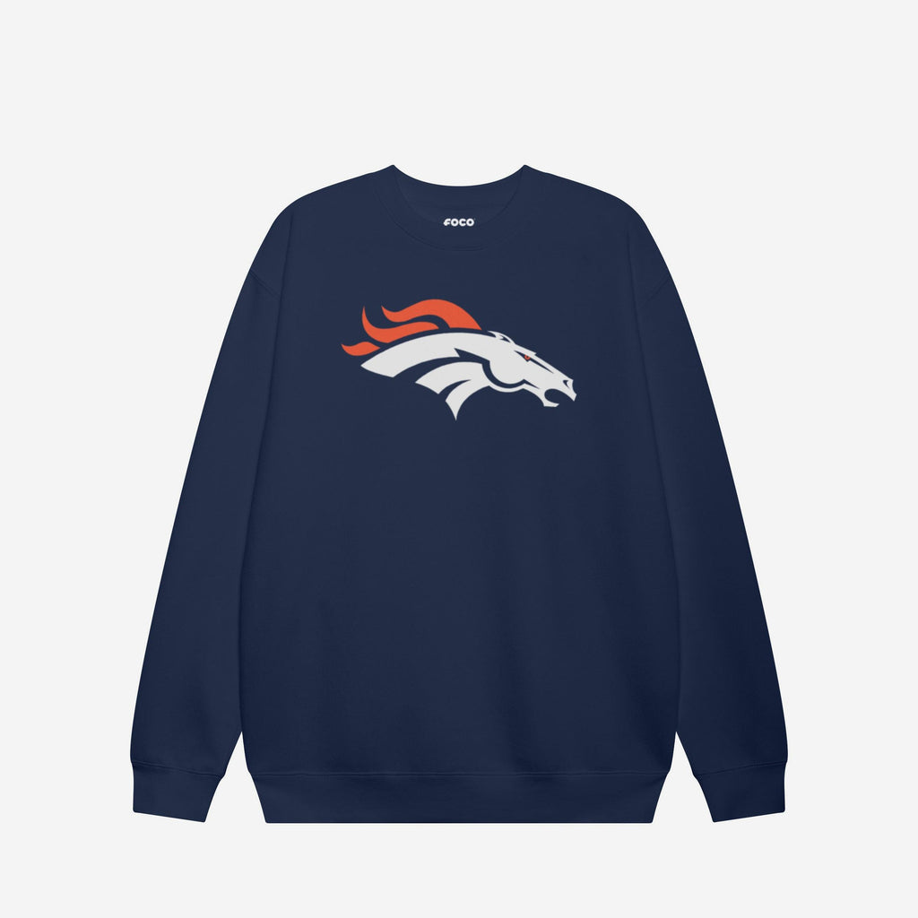 Denver Broncos Primary Logo Crew Neck Sweatshirt FOCO