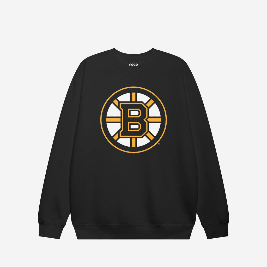 Boston Bruins Primary Logo Crew Neck Sweatshirt FOCO