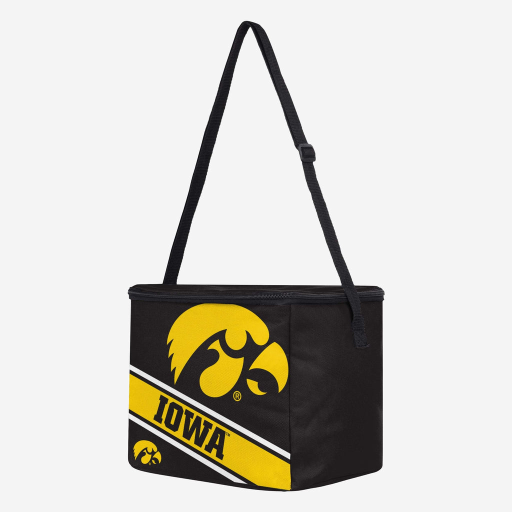 Iowa Hawkeyes Big Logo Stripe 12 Pack Cooler FOCO