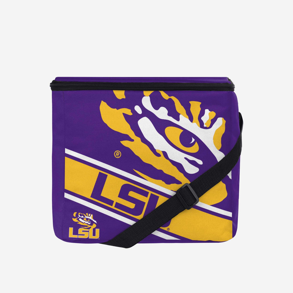 LSU Tigers Big Logo Stripe 12 Pack Cooler FOCO