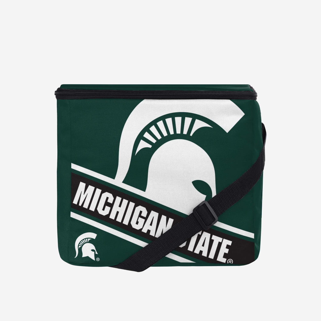 Michigan State Spartans Big Logo Stripe 12 Pack Cooler FOCO