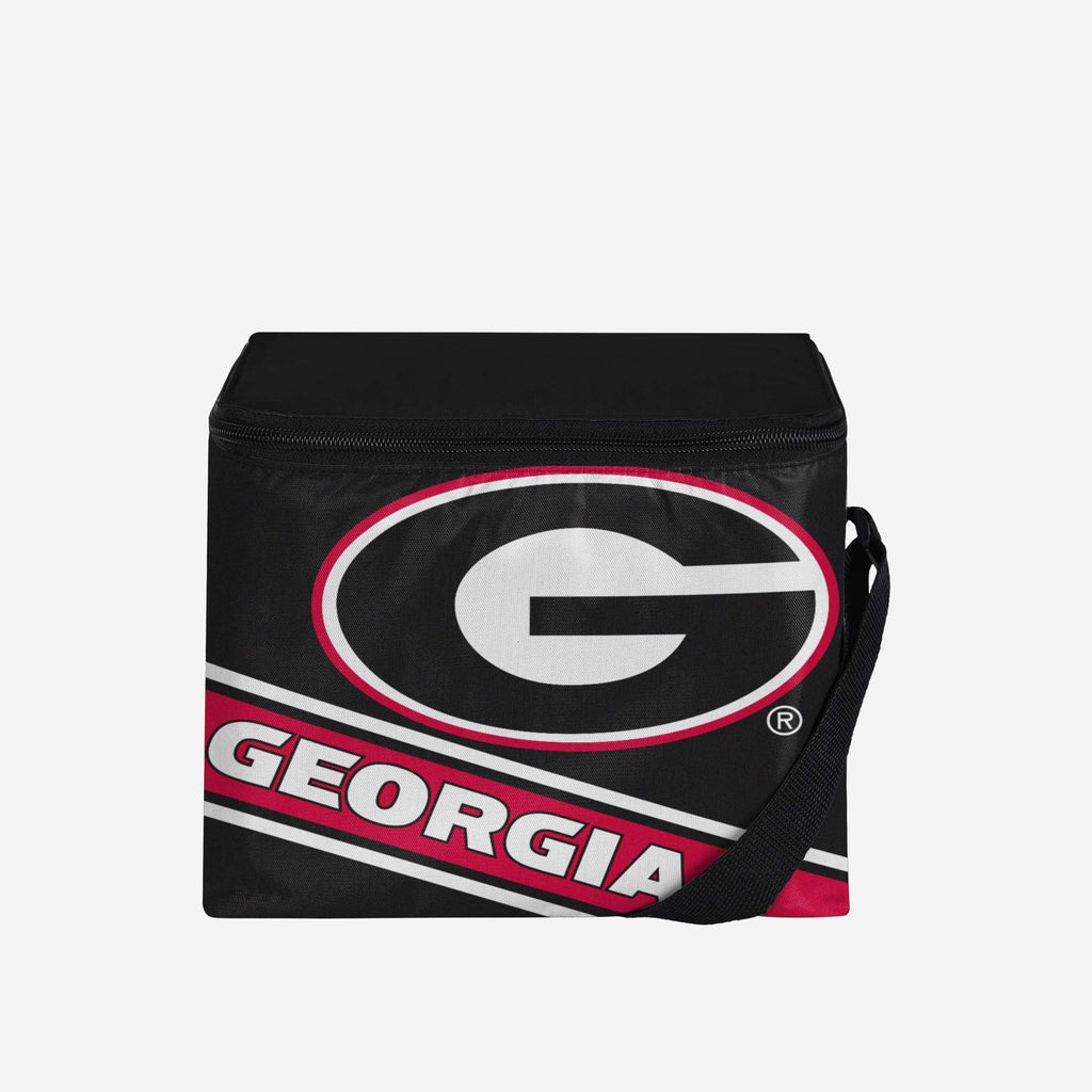 Georgia Bulldogs Big Logo Stripe 6 Pack Cooler FOCO