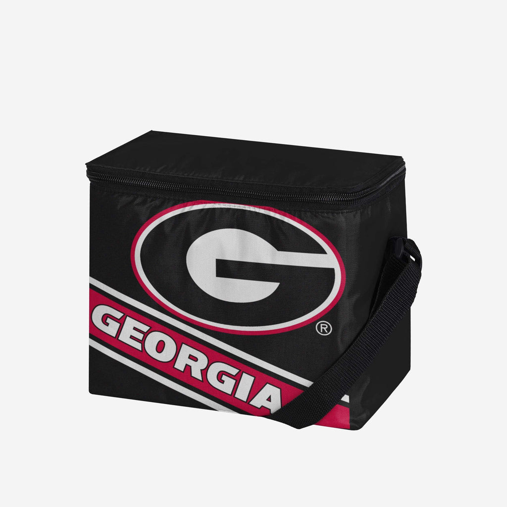 Georgia Bulldogs Big Logo Stripe 6 Pack Cooler FOCO