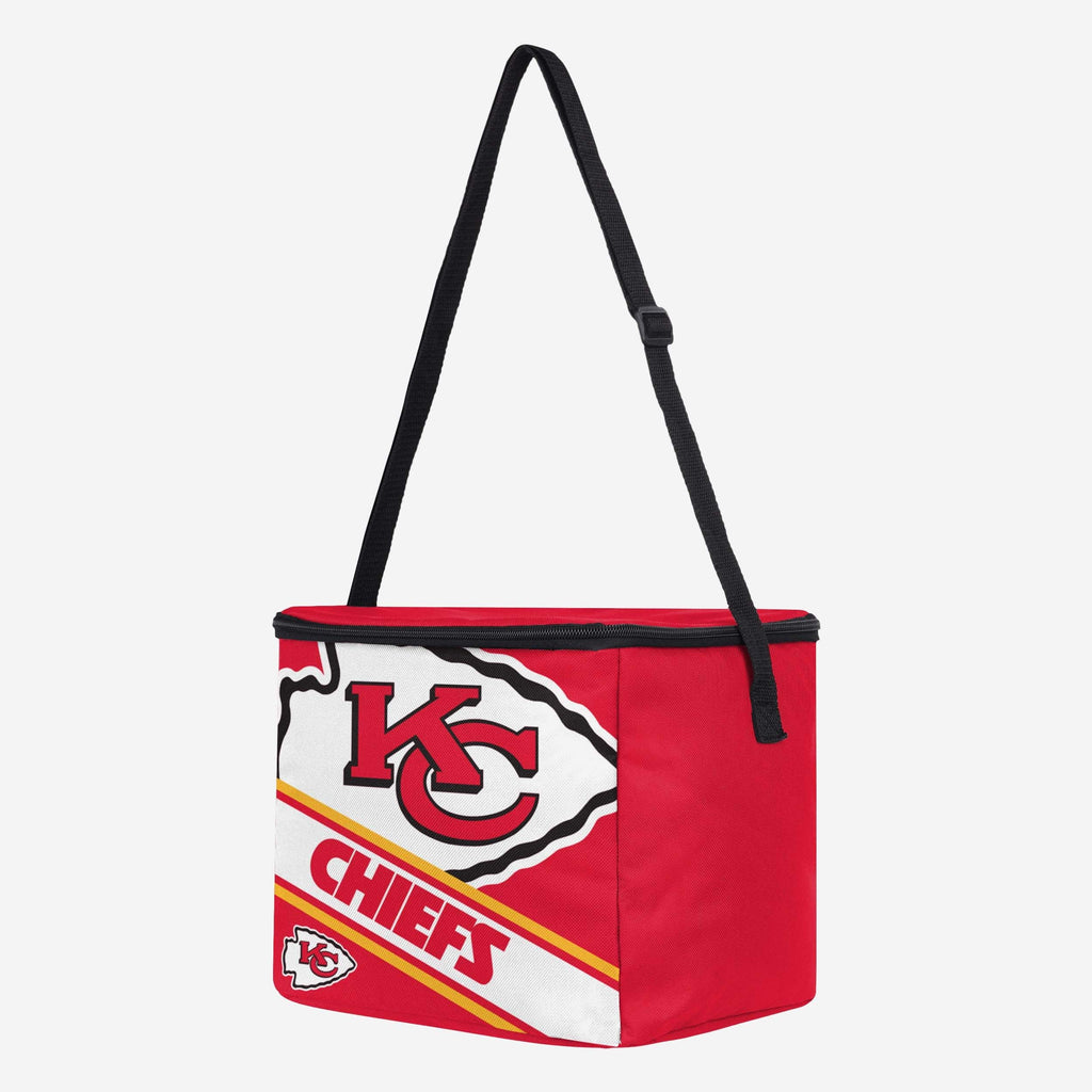 Kansas City Chiefs Big Logo Stripe 12 Pack Cooler FOCO