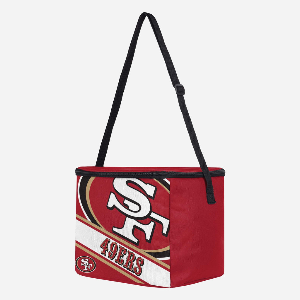 San Francisco 49ers Big Logo Stripe 12 Pack Cooler FOCO