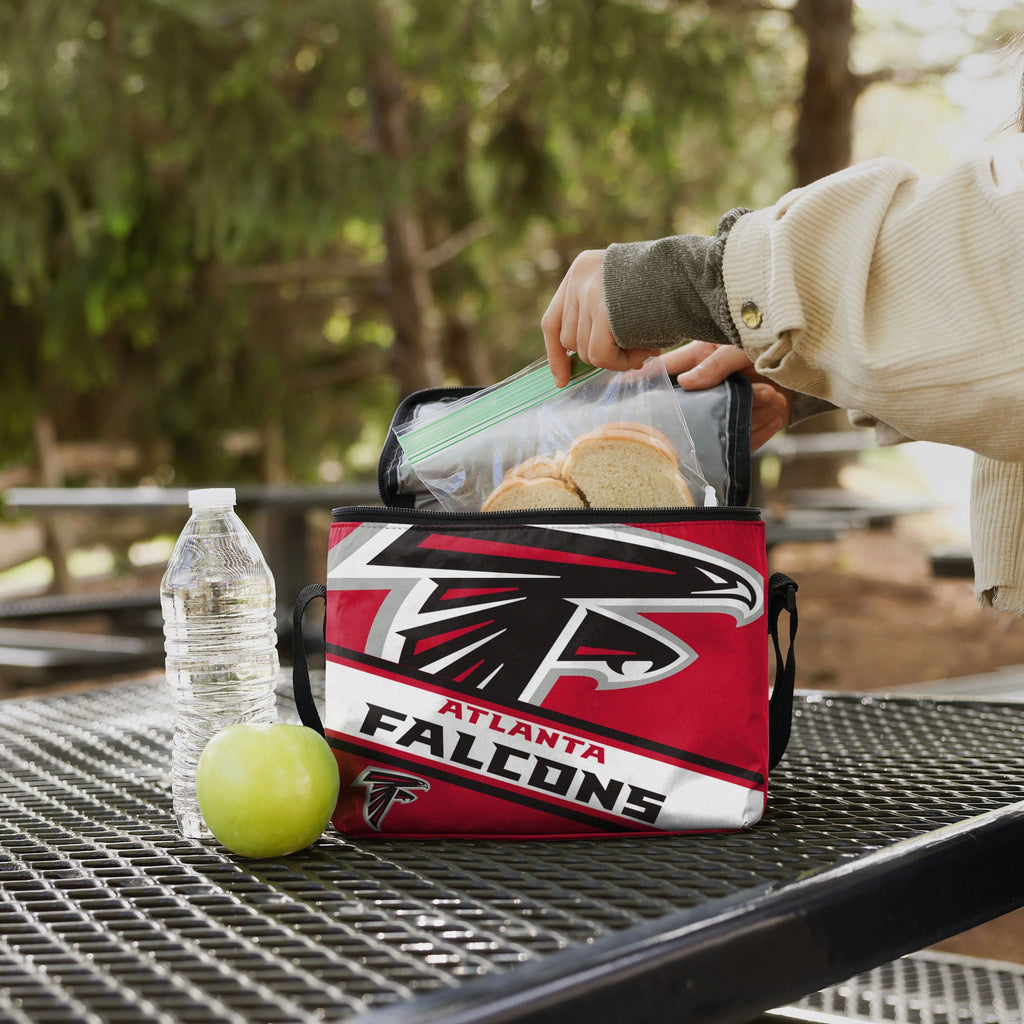 Atlanta Falcons Big Logo Stripe 6 Pack Cooler FOCO