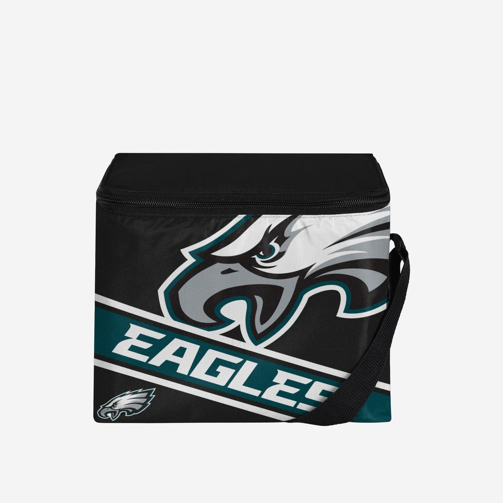 Philadelphia Eagles Big Logo Stripe 6 Pack Cooler FOCO