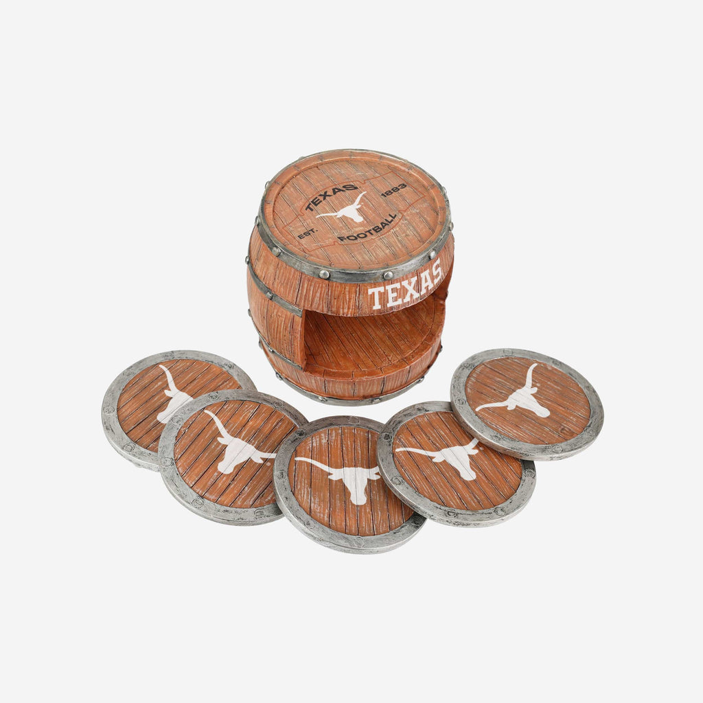 Texas 5 Pack Barrel Coaster Set FOCO
