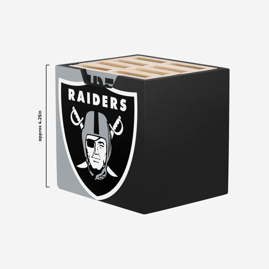 Las Vegas Raiders 4 Pack Pallet Coaster Set FOCO