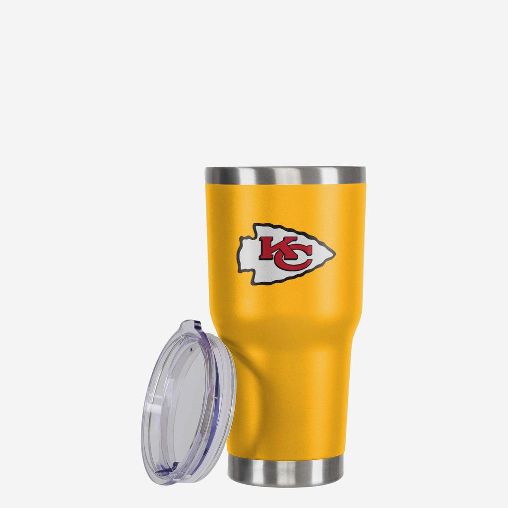 Kansas City Chiefs Yellow Team Logo 30 oz Tumbler FOCO