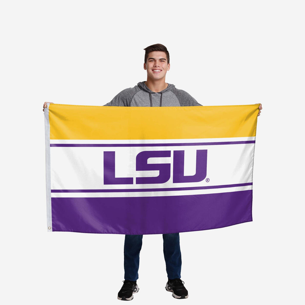 LSU Tigers Horizontal Flag FOCO