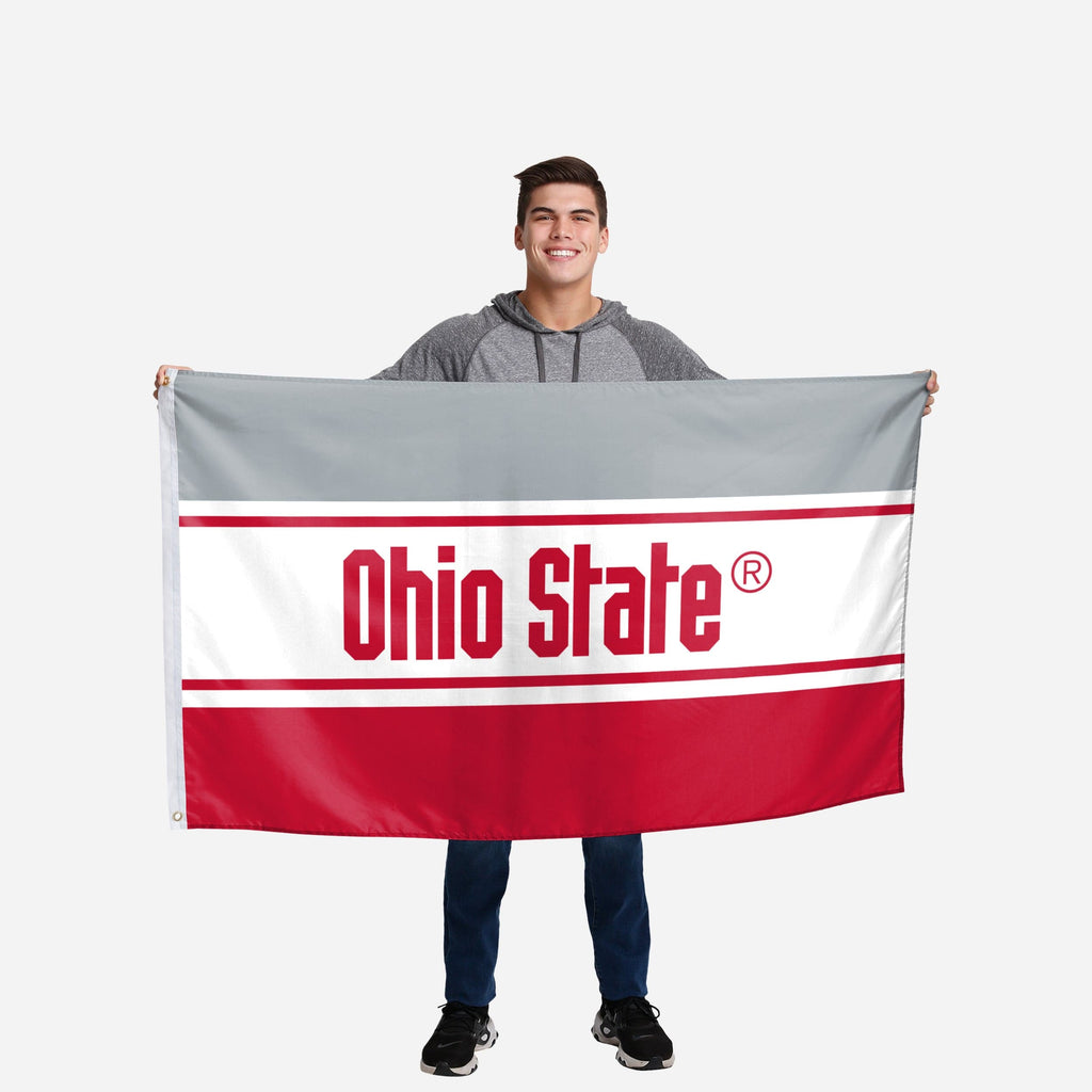 Ohio State Buckeyes Horizontal Flag FOCO