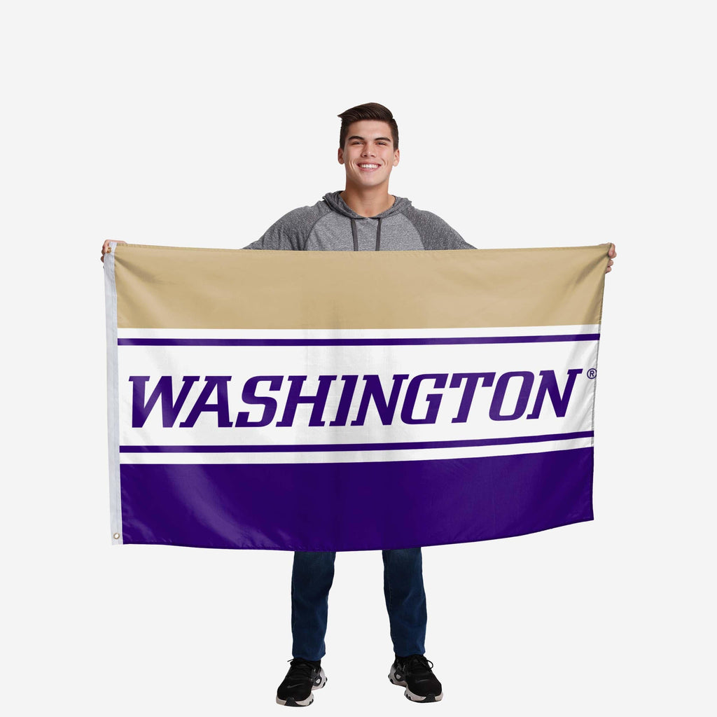 Washington Huskies Horizontal Flag FOCO