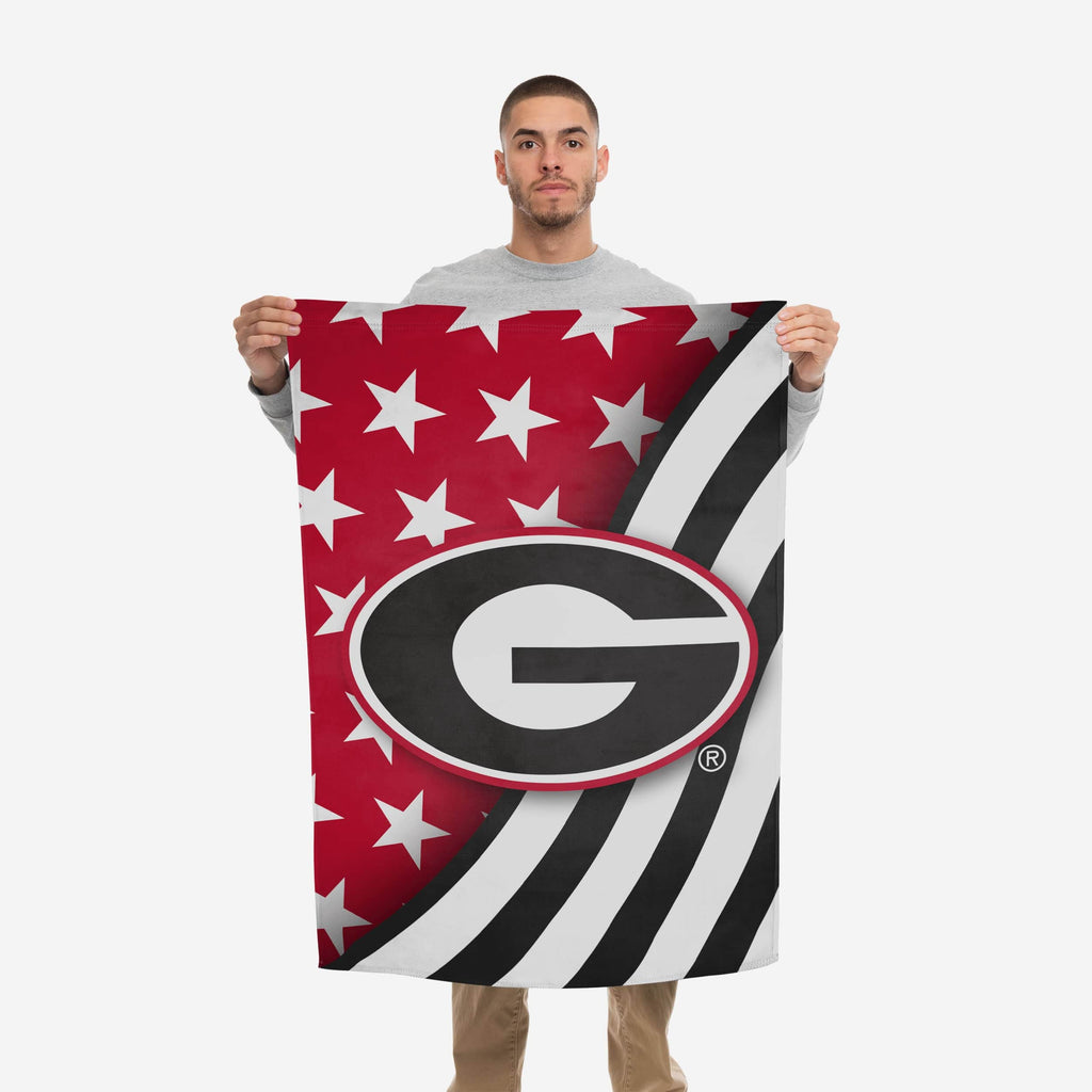 Georgia Bulldogs Americana Vertical Flag FOCO