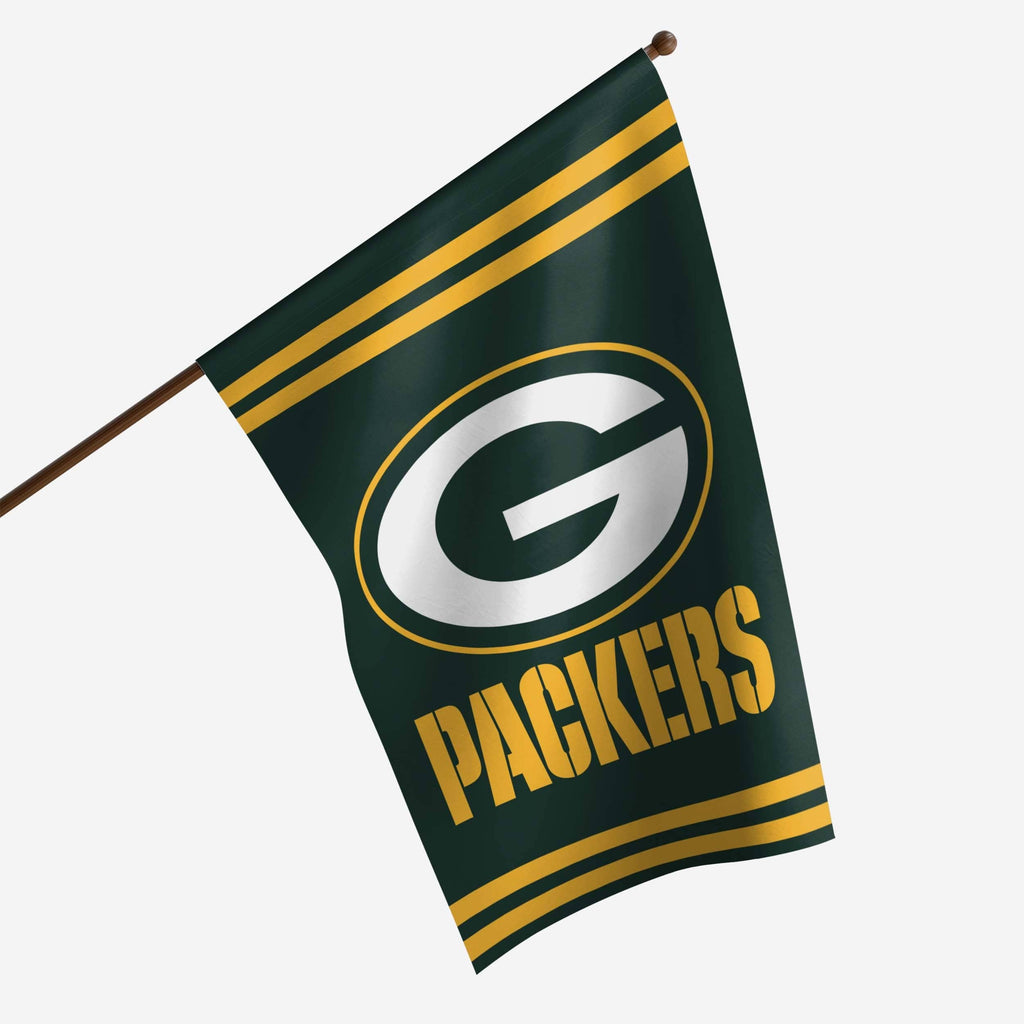 Green Bay Packers Big Logo Vertical Flag FOCO