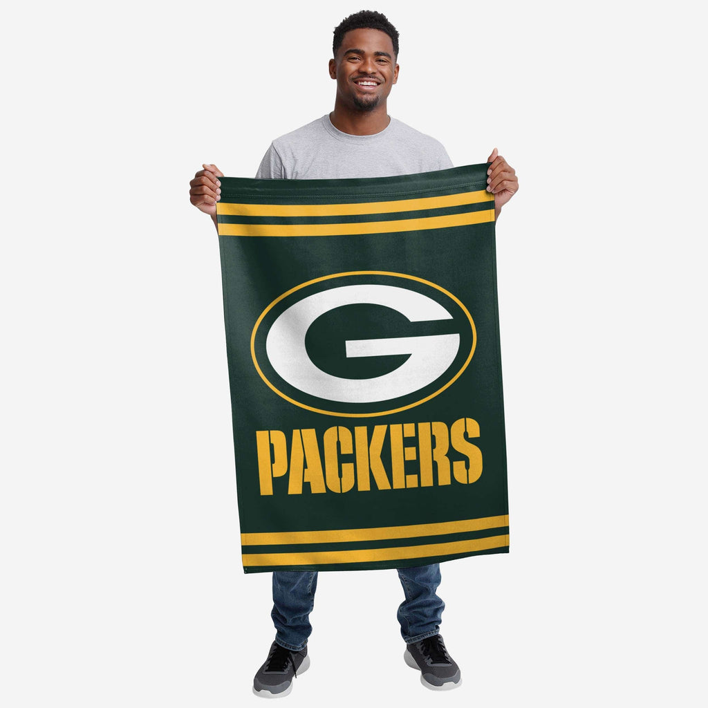 Green Bay Packers Big Logo Vertical Flag FOCO