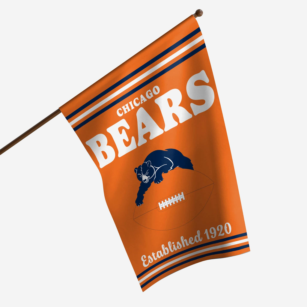 Chicago Bears Vertical Retro Flag FOCO