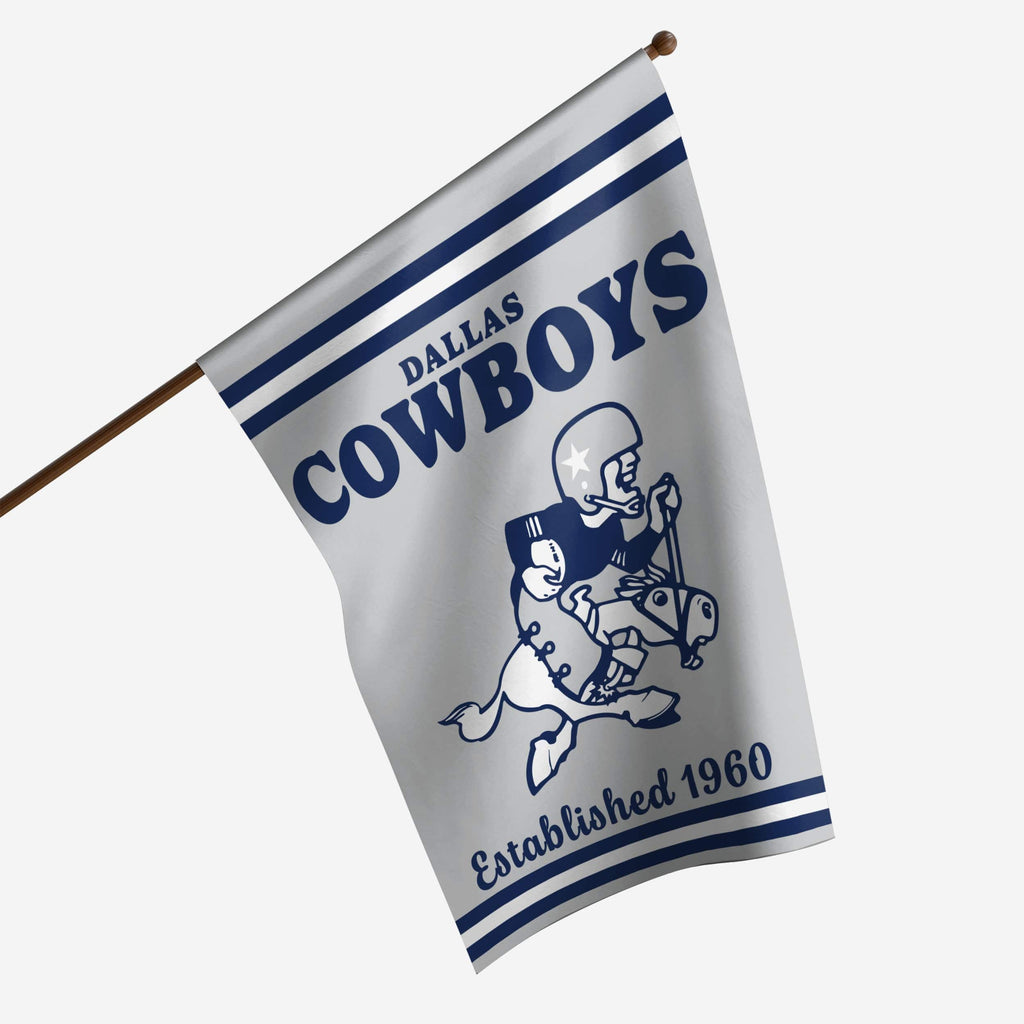 Dallas Cowboys Vertical Retro Flag FOCO