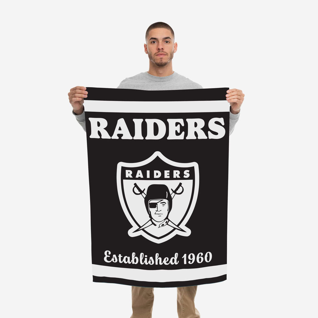 Las Vegas Raiders Vertical Retro Flag FOCO