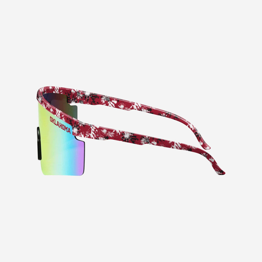 Oklahoma Sooners Floral Large Frame Sunglasses FOCO