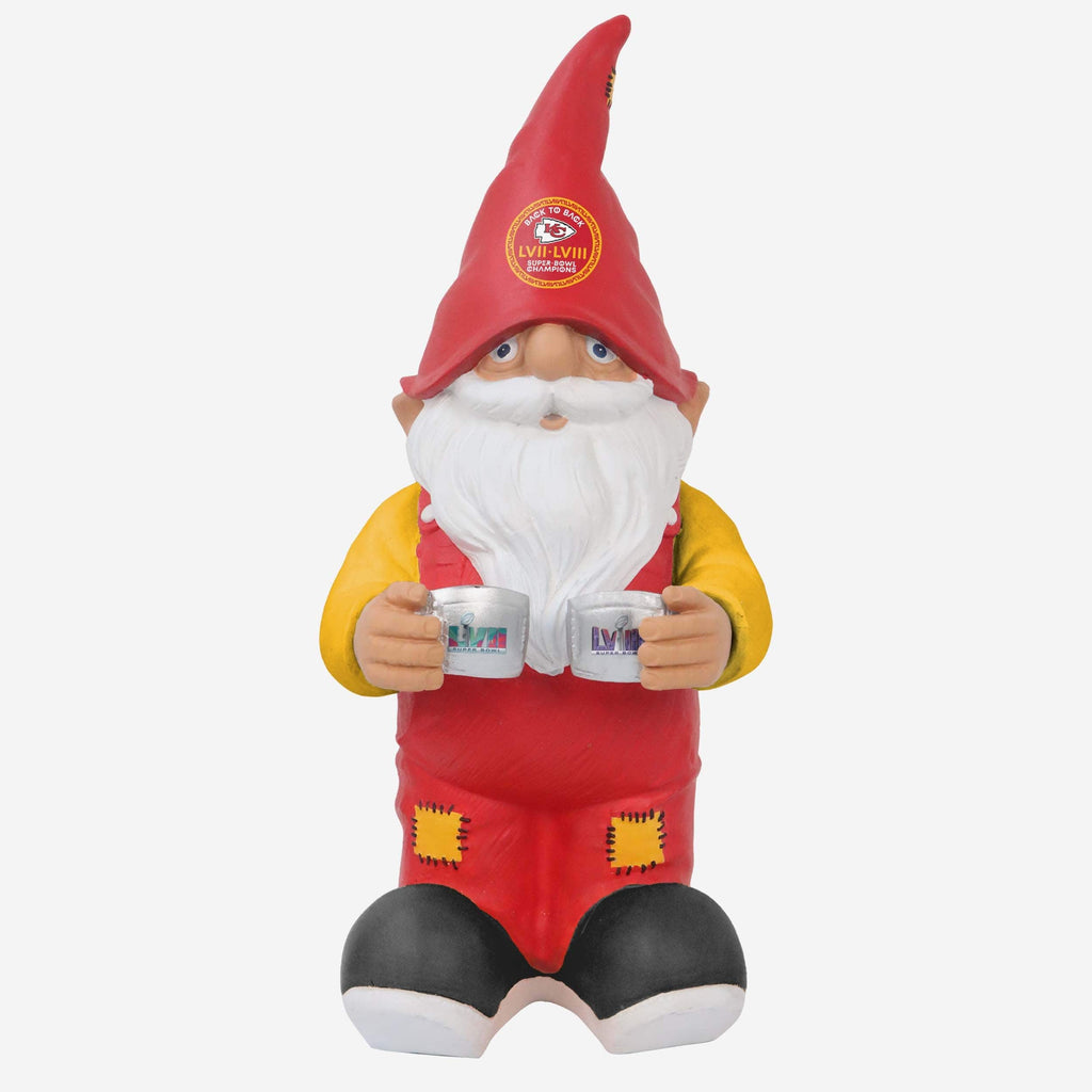 Kansas City Chiefs Super Bowl LVIII Champions Gnome FOCO