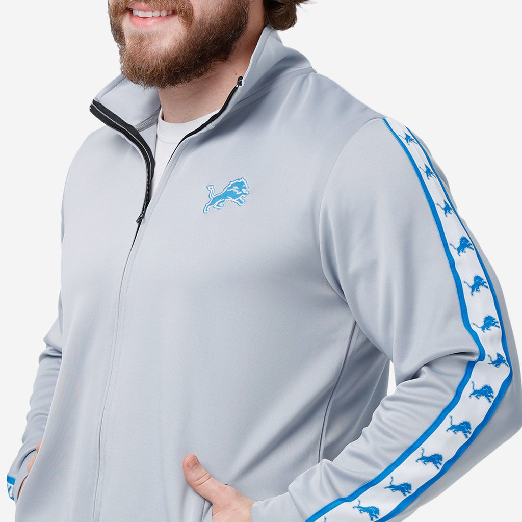 Detroit Lions Stripe Logo Track Jacket FOCO