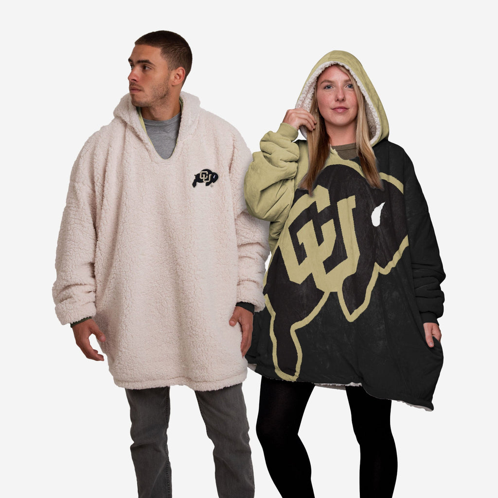Colorado Buffaloes Reversible Colorblock Hoodeez FOCO