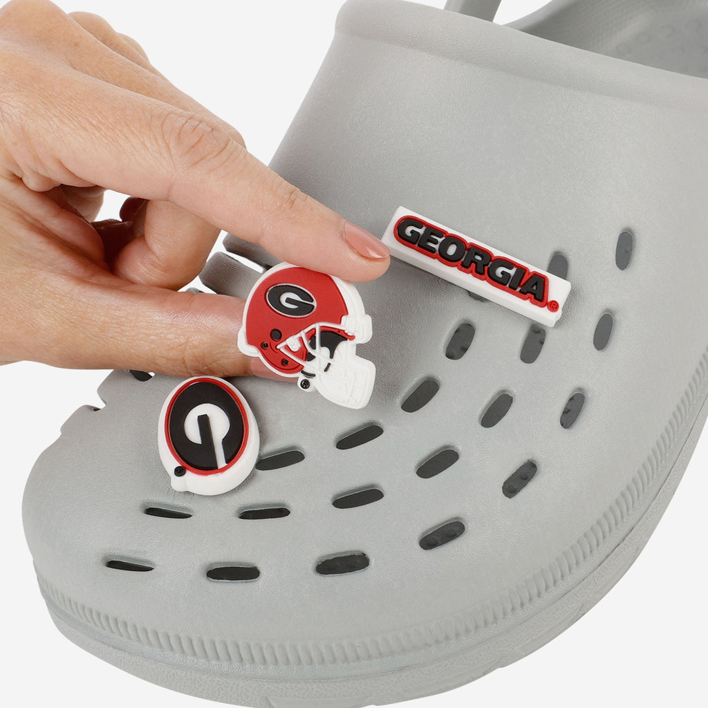 Georgia Bulldogs 10 Pack Team Clog Charms FOCO