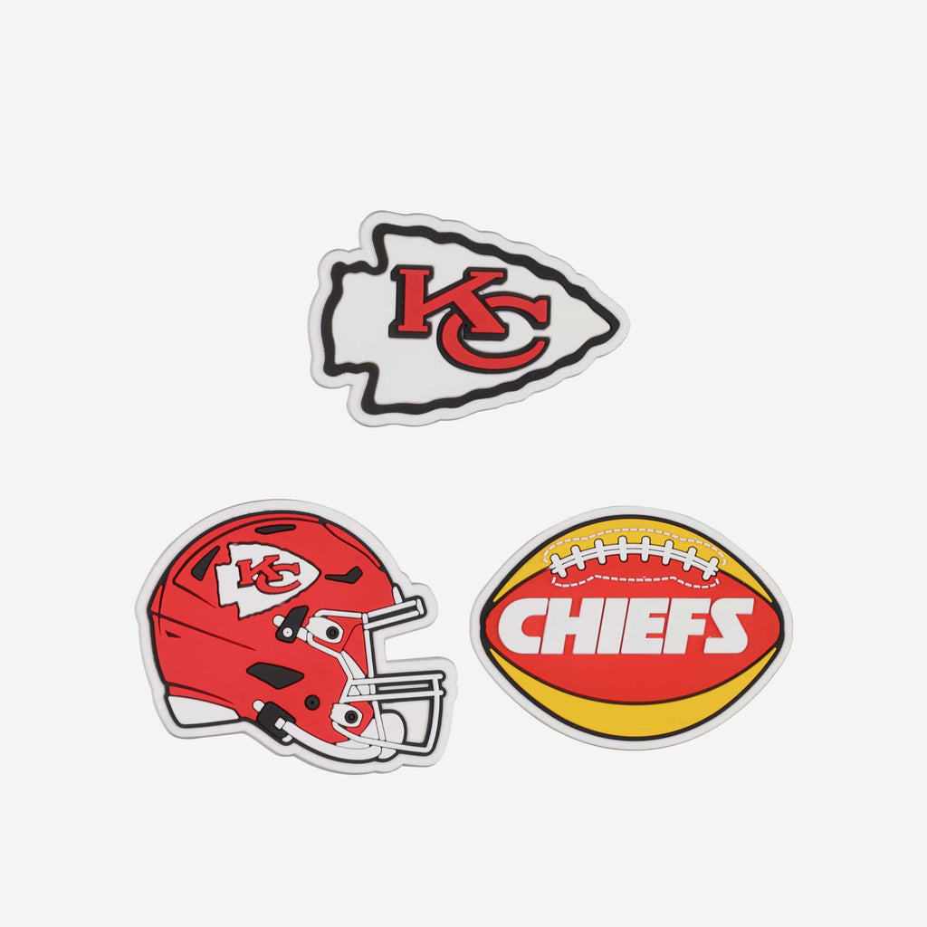 Kansas City Chiefs 3 Pack Tailgate Tote Charms FOCO