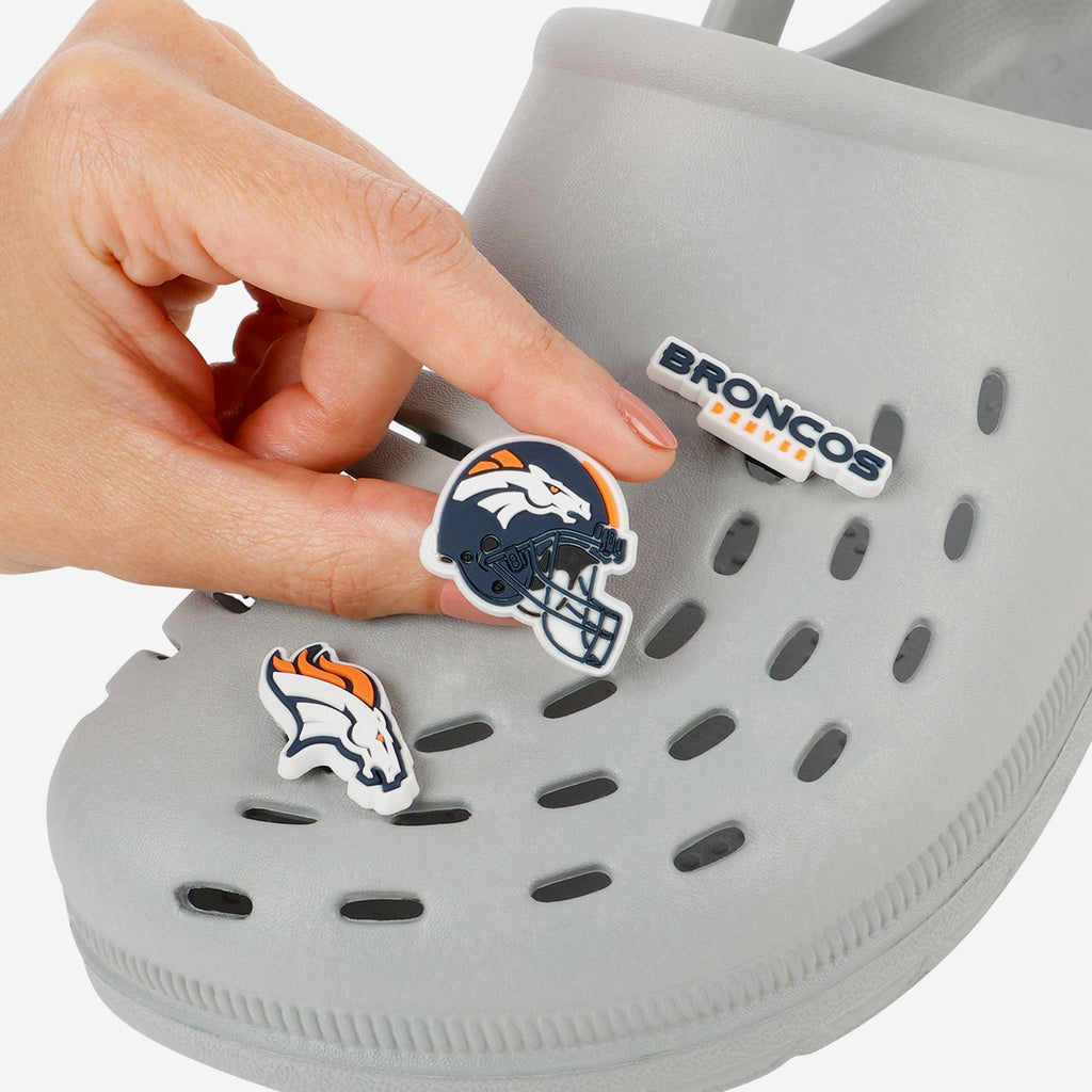 Denver Broncos 10 Pack Team Clog Charms FOCO