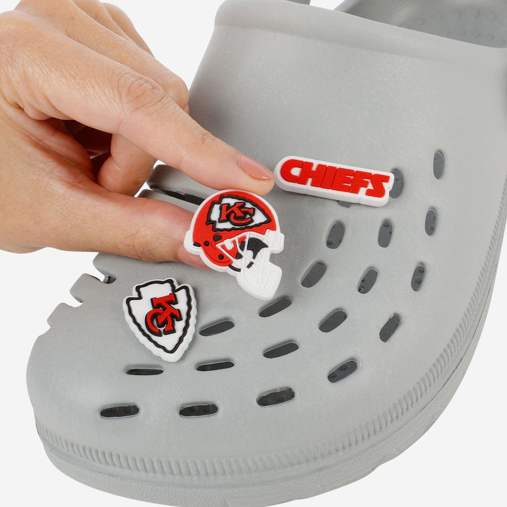 Kansas City Chiefs 10 Pack Team Clog Charms FOCO