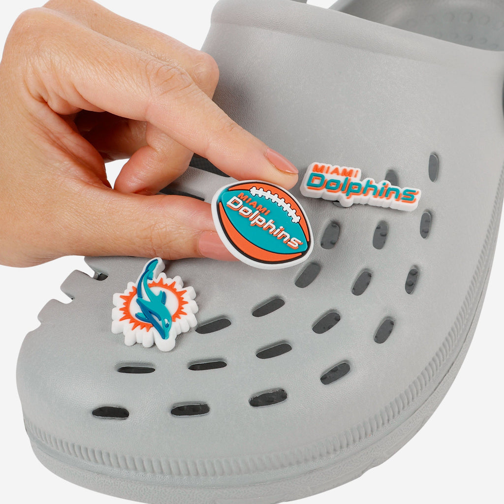 Miami Dolphins 10 Pack Team Clog Charms FOCO