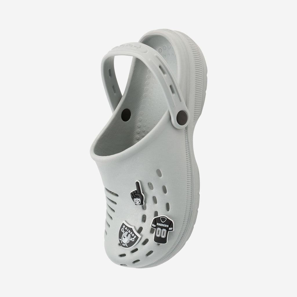 Las Vegas Raiders 10 Pack Team Clog Charms FOCO