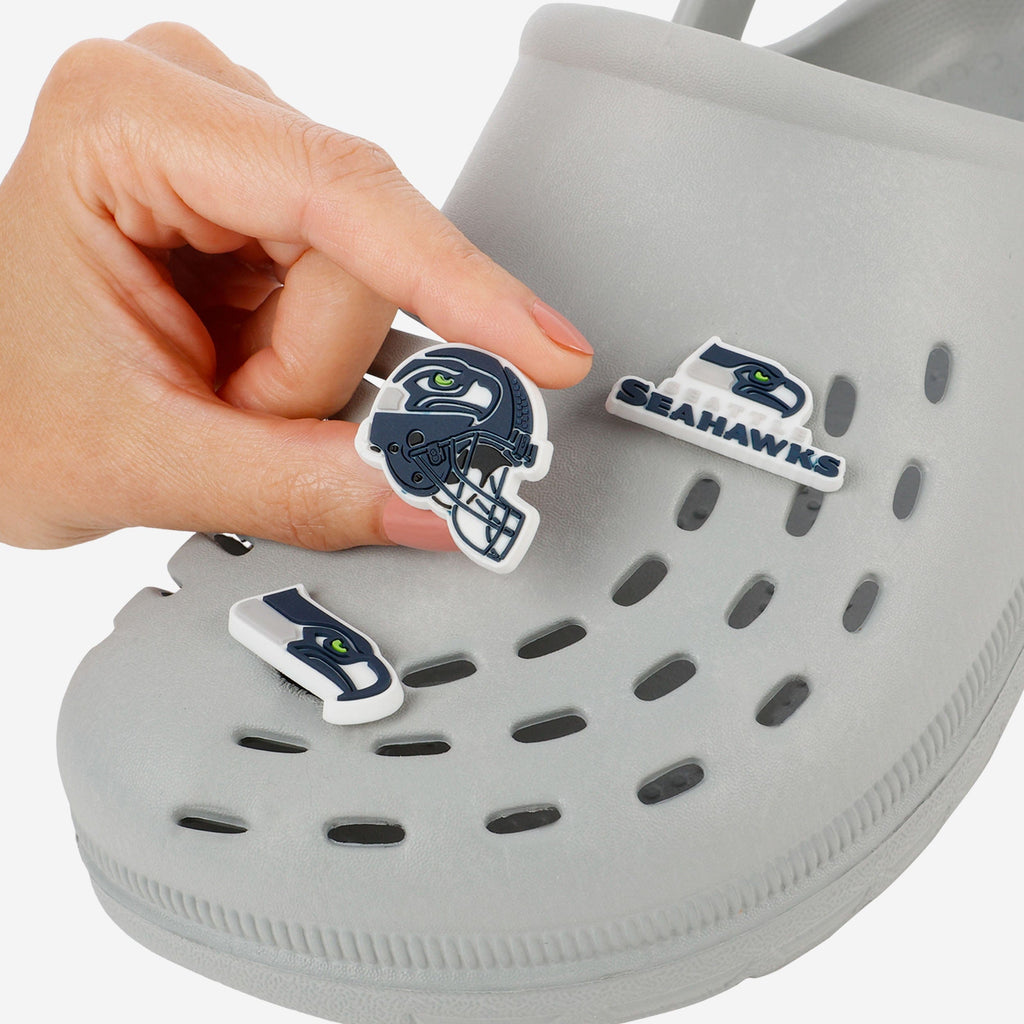 Seattle Seahawks 10 Pack Team Clog Charms FOCO