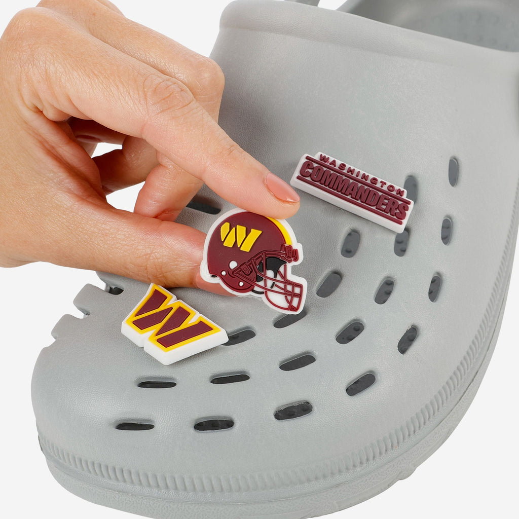 Washington Commanders 10 Pack Team Clog Charms FOCO